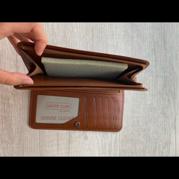 satchi club | Bags | Vintage Satchi Club Genuine Leather Wallet New ...